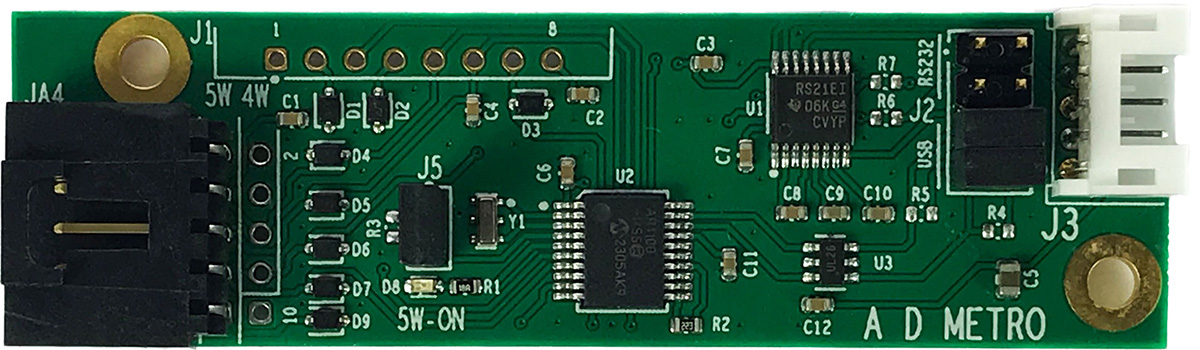 5-Wire Latching, USB/RS-232 - A D Metro