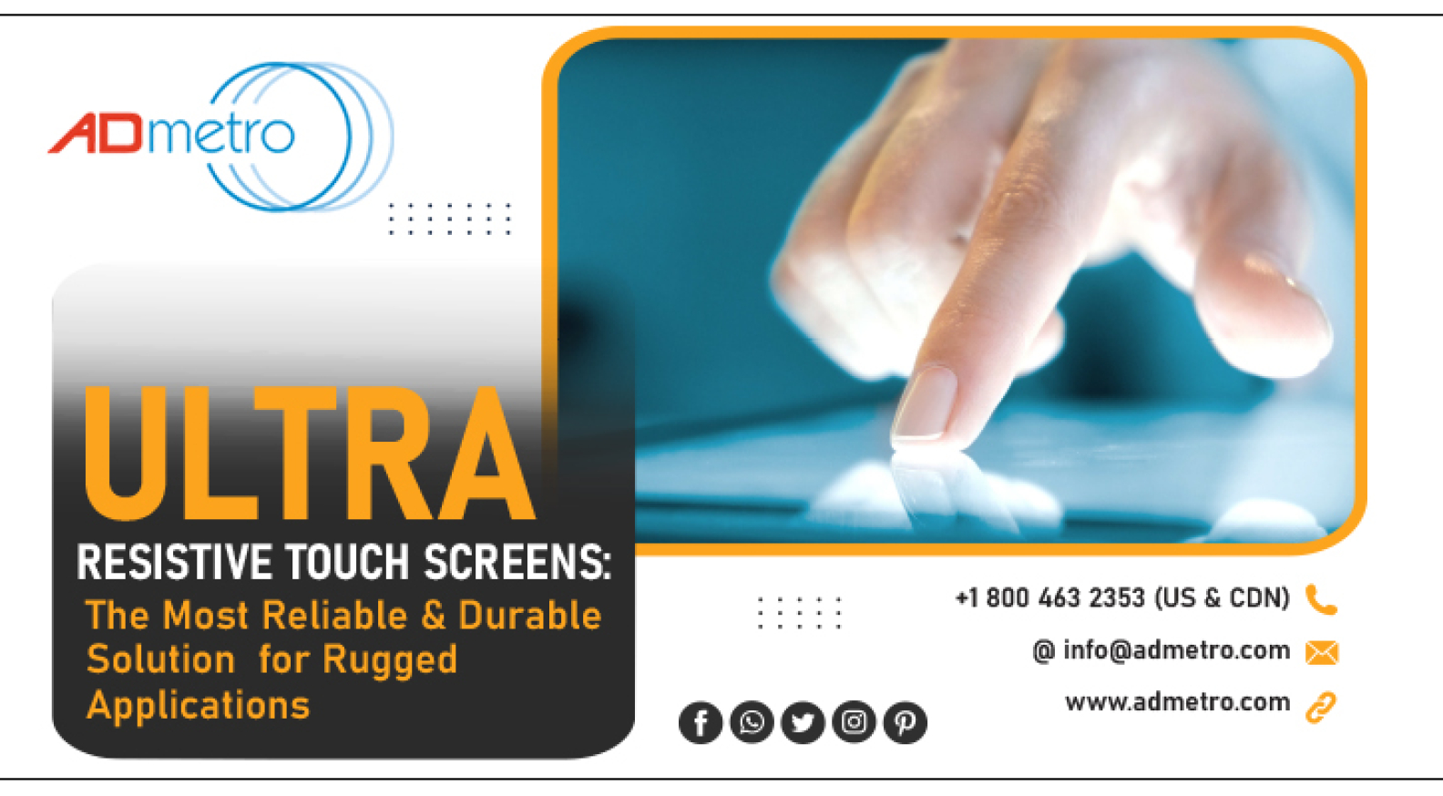 ULTRA Resistive Touch Screens: The Most Reliable & Durable Solution for ...